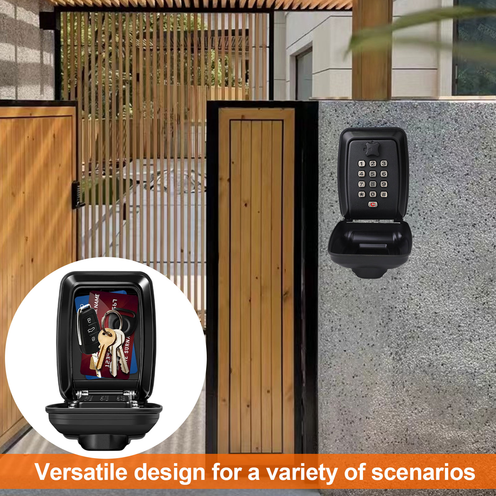 Cutie pentru chei gxwcyi, montare pe perete, rezistenta la intemperii ...