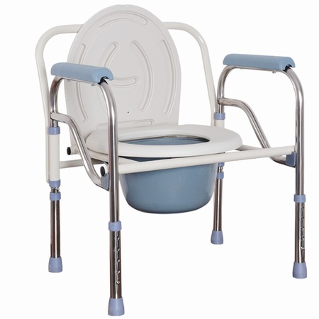 Toaleta mobila tip Scaun WC pentru camera, cu Ajustare a Inaltimii, din ...