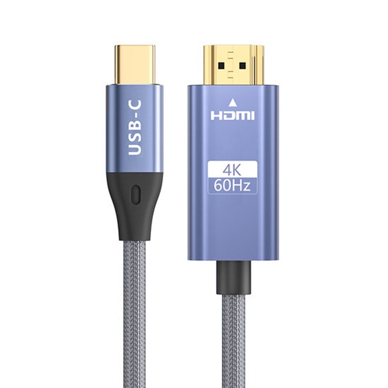 Cablu video de la USB-C la HDMI CeruleTree, 4K, 2 m - eMAG.ro