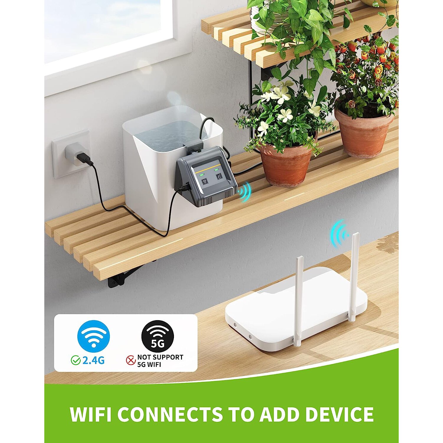 Sistem automat de udare WiFi, Excitat, set Programator pentru ...