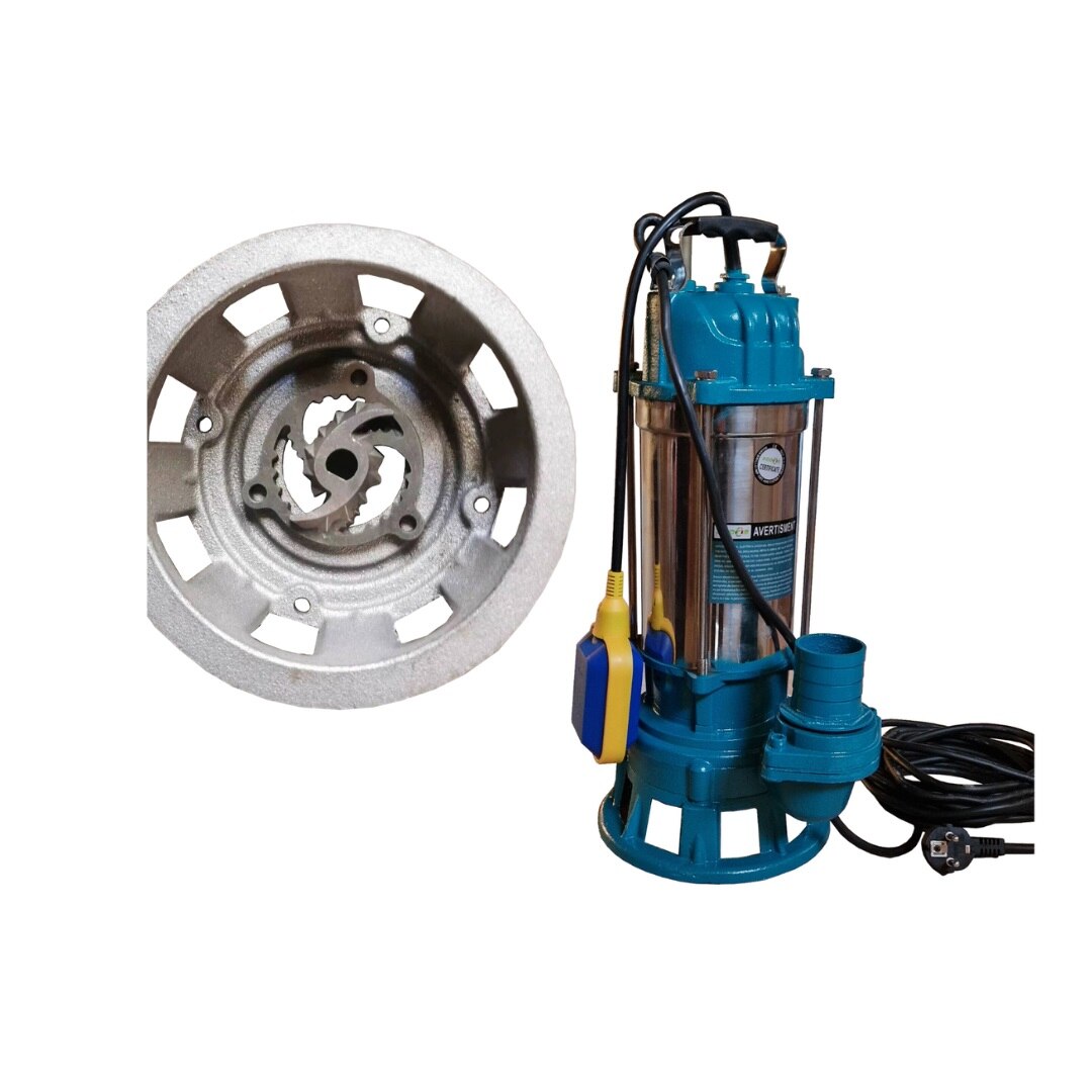 Pompa submersibila pentru apa murdara cu dublu tocator - eMAG.ro