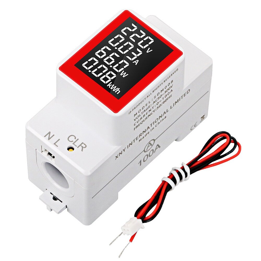 Contor electric monofazat, 100A, Ecran digital LED, functie resetare ...