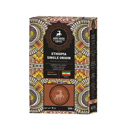 Cafea boabe Addis Ababa Coffee ETHIOPIA SINGLE ORIGIN, prajire medie ...