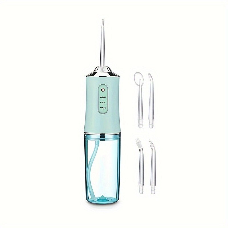 Irigator bucal portabil, profesional, 4 accesorii si 3 moduri curatare ...