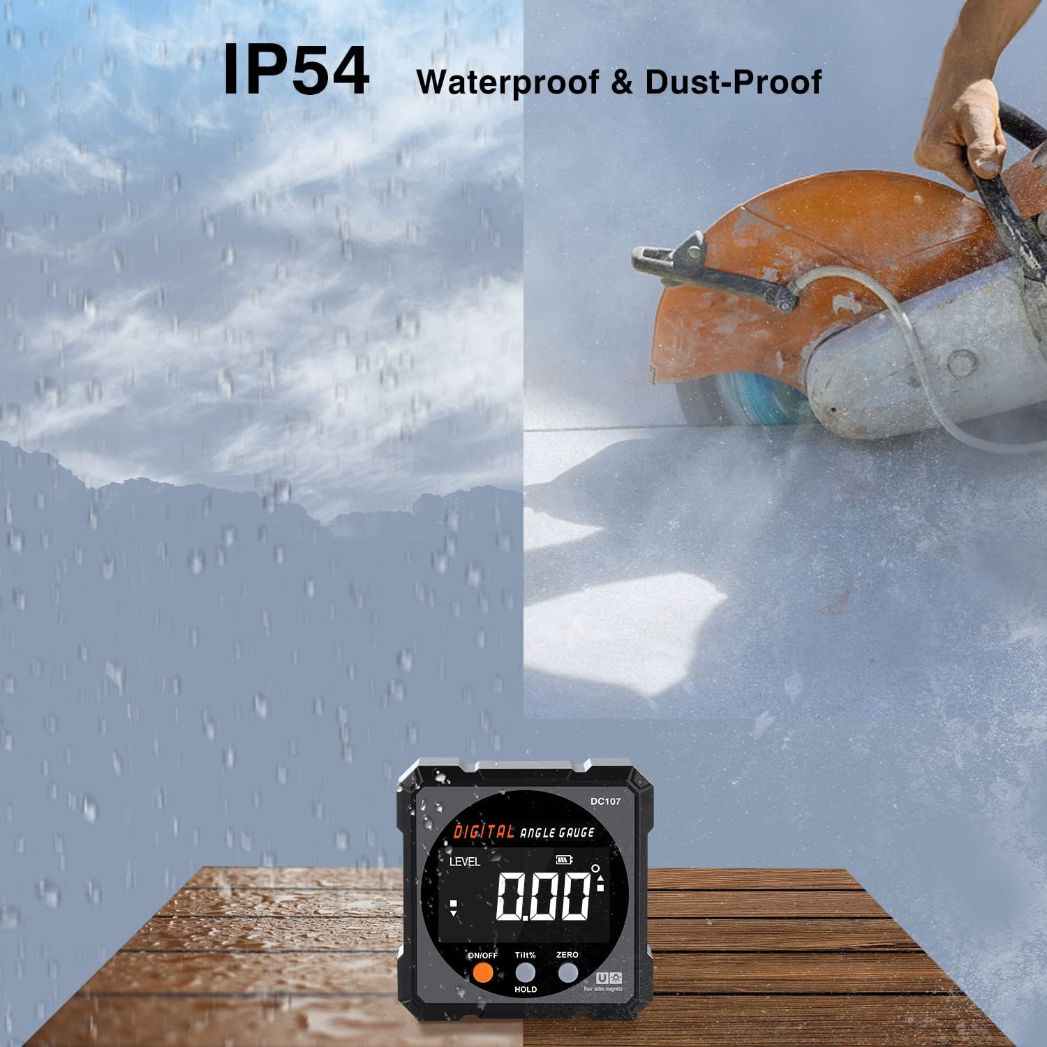 Nivela digitala inclinometru Cu laser, GOSTOCK®, Inclinometru Digital ...