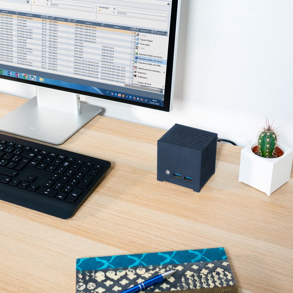 Mini PC KUBB, Най-малкият компютър в света 8 CM. Intel N100, 16GB ...