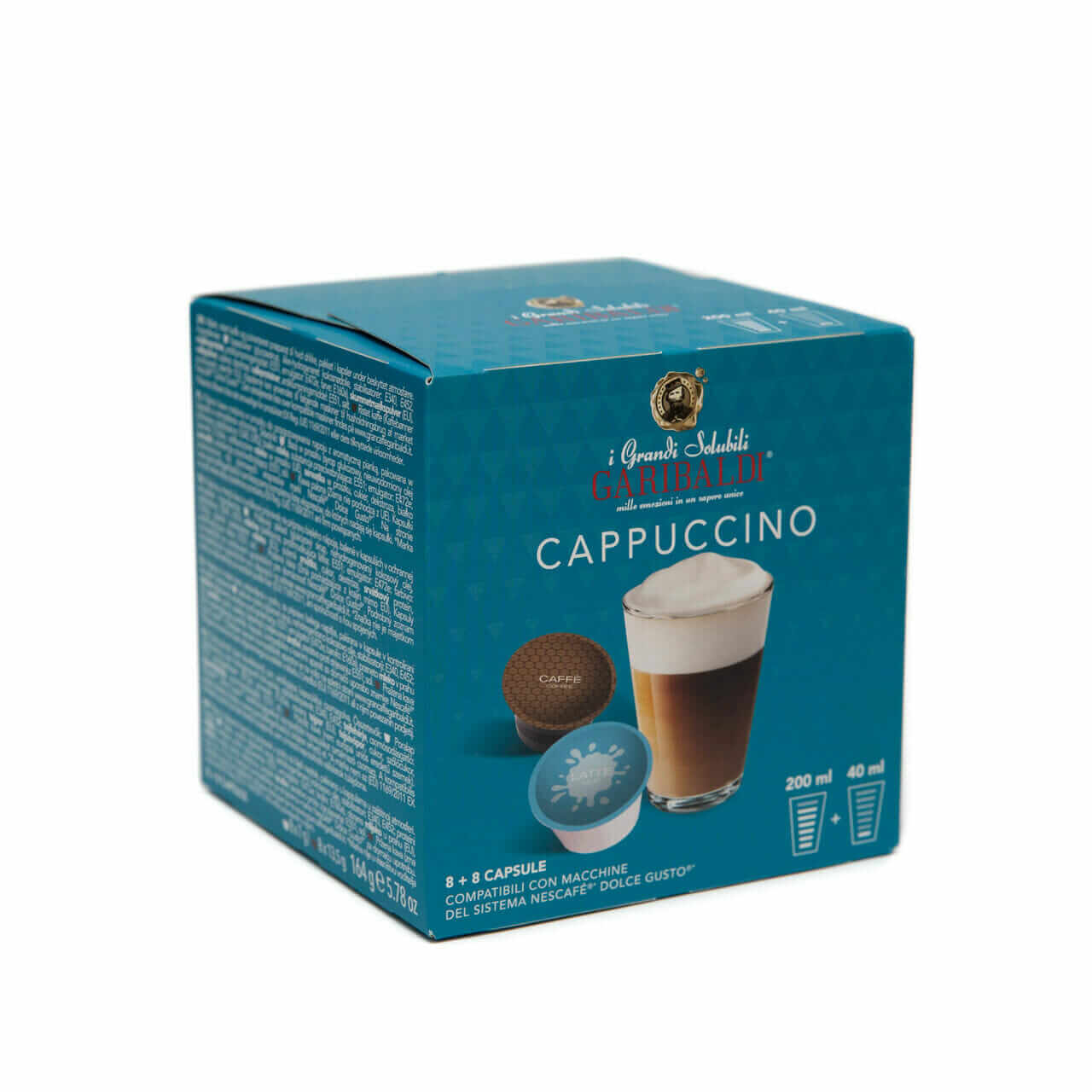 Capsule cafea GRAN CAFFE GARIBALDI Cappuccino, compatibile Nescafe ...