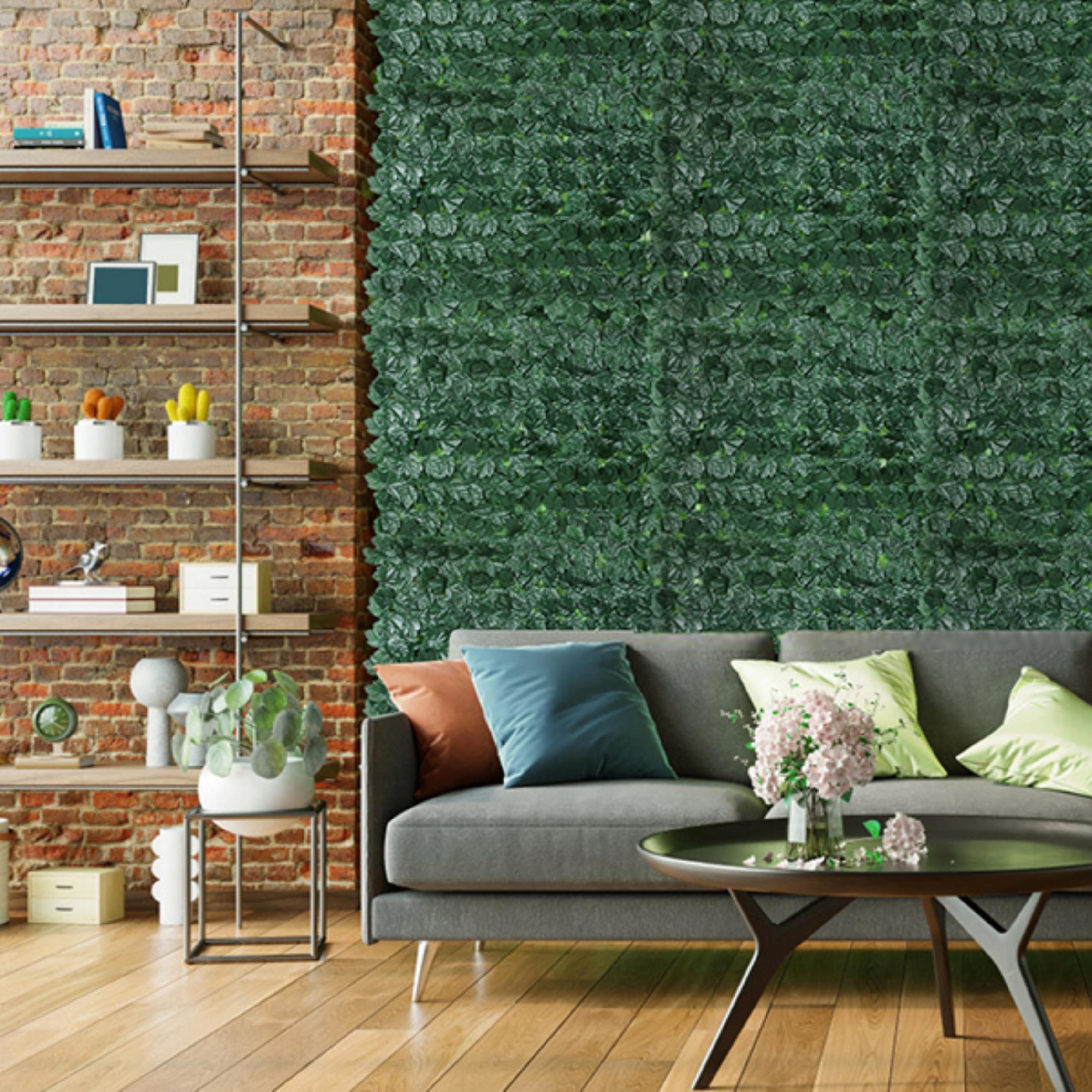 Gard verde artificial, Red Garden, balcon, perete, 5m x 50cm - eMAG.ro