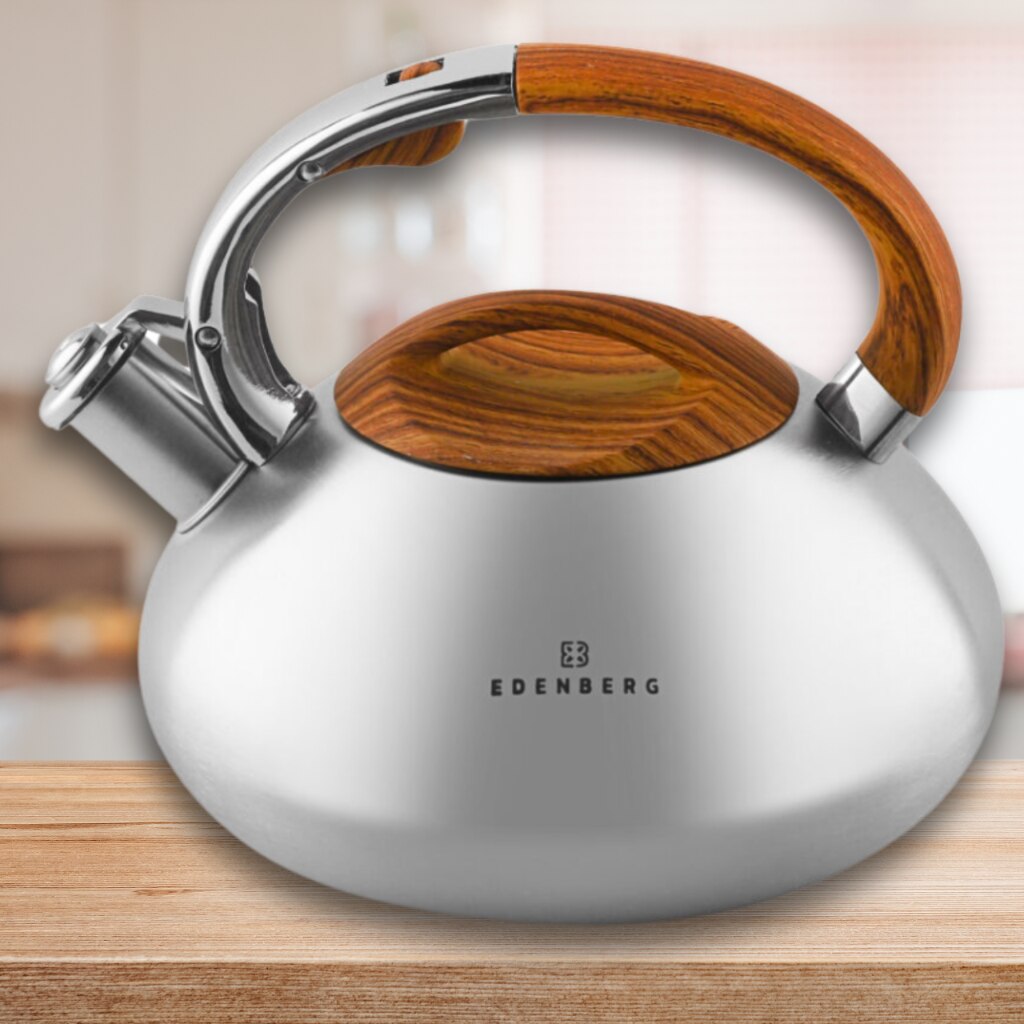 Ceainic, Edenberg, EB-1324W, 3.5 L, Eliberare Automata A Fluierului ...