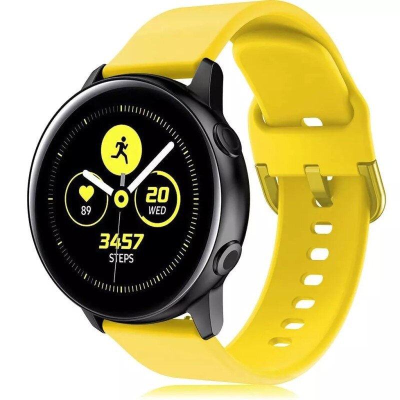 Curea silicon compatibila cu Huawei Watch GT4 41mm, Garmin Venu 2S / 3S ...
