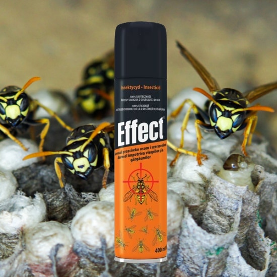 Spray Insecticid Anti-Viespi si Gargauni Effect, Aerosol - 400 ml - eMAG.ro