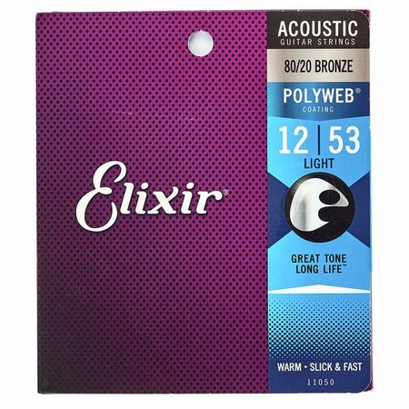 Set Corzi Chitara Acustica Elixir Polyweb Light 012-053 - eMAG.ro
