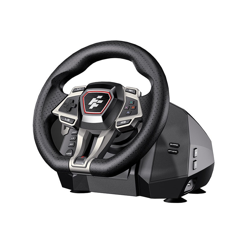 Volan Gaming FlashFire Imola F107 negru cu rosu - eMAG.ro