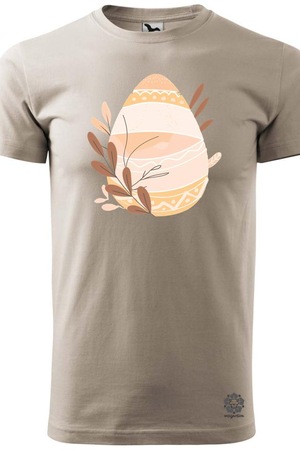 Magnolion Minimál rajz tojás v1 férfi póló, Krém, L - eMAG.hu