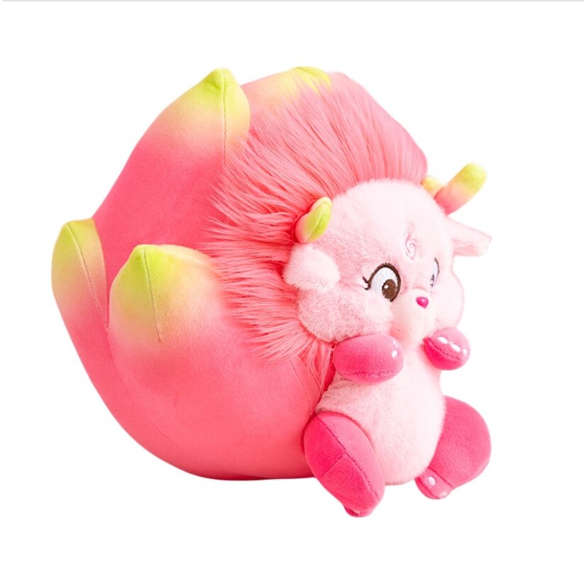 Perna de plus in forma de fruct, AREOUT, bumbac, 20cm, roz - eMAG.ro