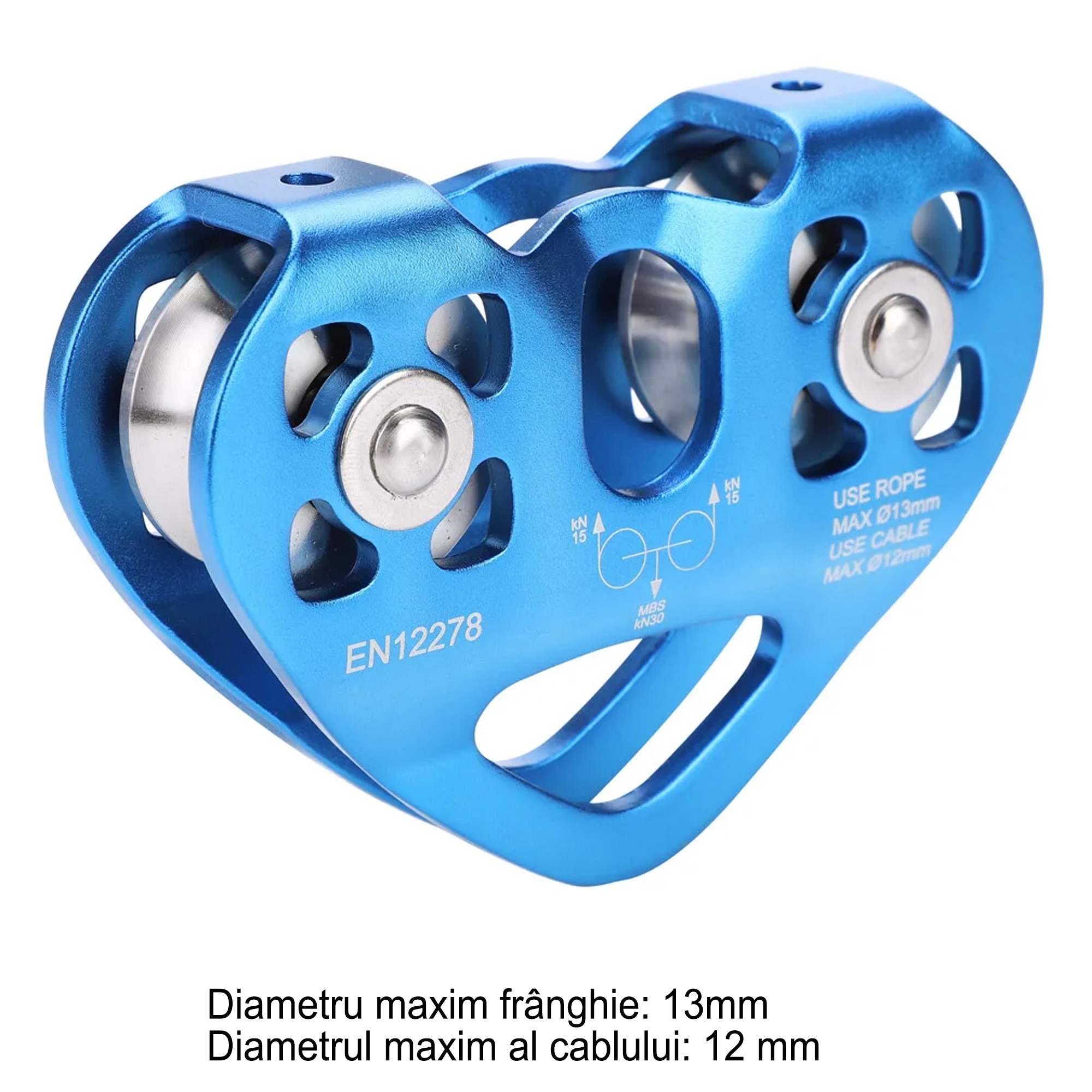 Scripete tandem pentru alpinism, tiroliana si catarare dublu, cu ...