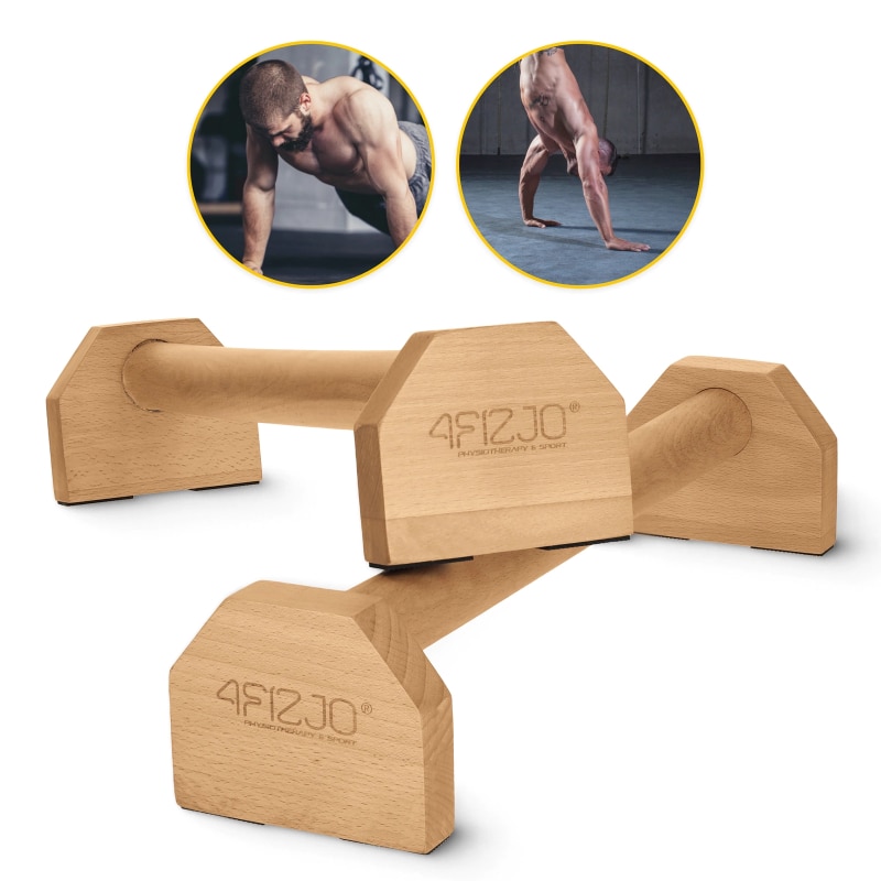 Set 2 Manere Flotari si Gimnastica, Paralele 4FIZJO, Push-Up PowerBars ...
