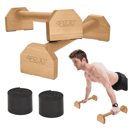 Set 2 Manere Flotari si Gimnastica, Paralele 4FIZJO, Push-Up PowerBars ...