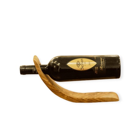 Suport sticla vin din lemn de maslin - eMAG.ro