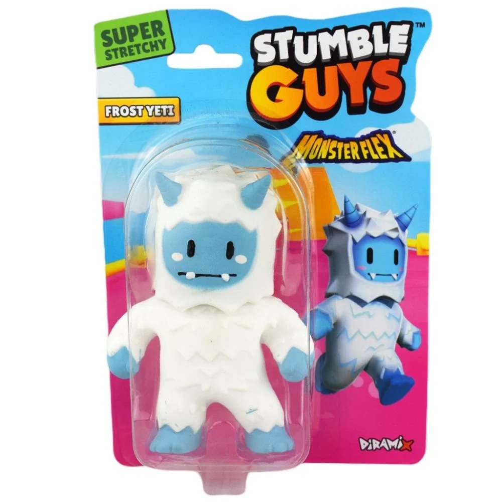 Stumble Guys - Nyújtós figura, Monster flex - Frost Yeti, 12 cm - eMAG.hu