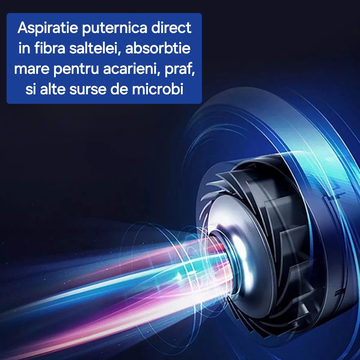 Aspirator cu raze UV ANTI acarieni DIGIMAT®, Filtru HEPA, reincarcabil ...