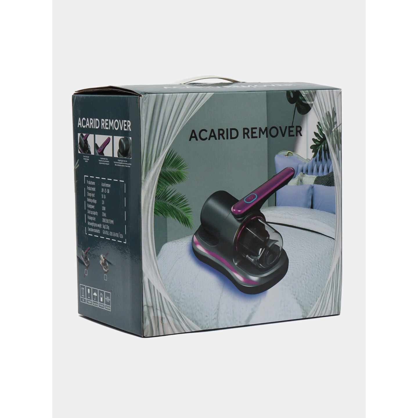 Aspirator cu raze UV ANTI acarieni DIGIMAT®, Filtru HEPA, reincarcabil ...