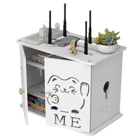 Raft Suport Router Wireless, Rqiurpn, pentru mascare fire si ...