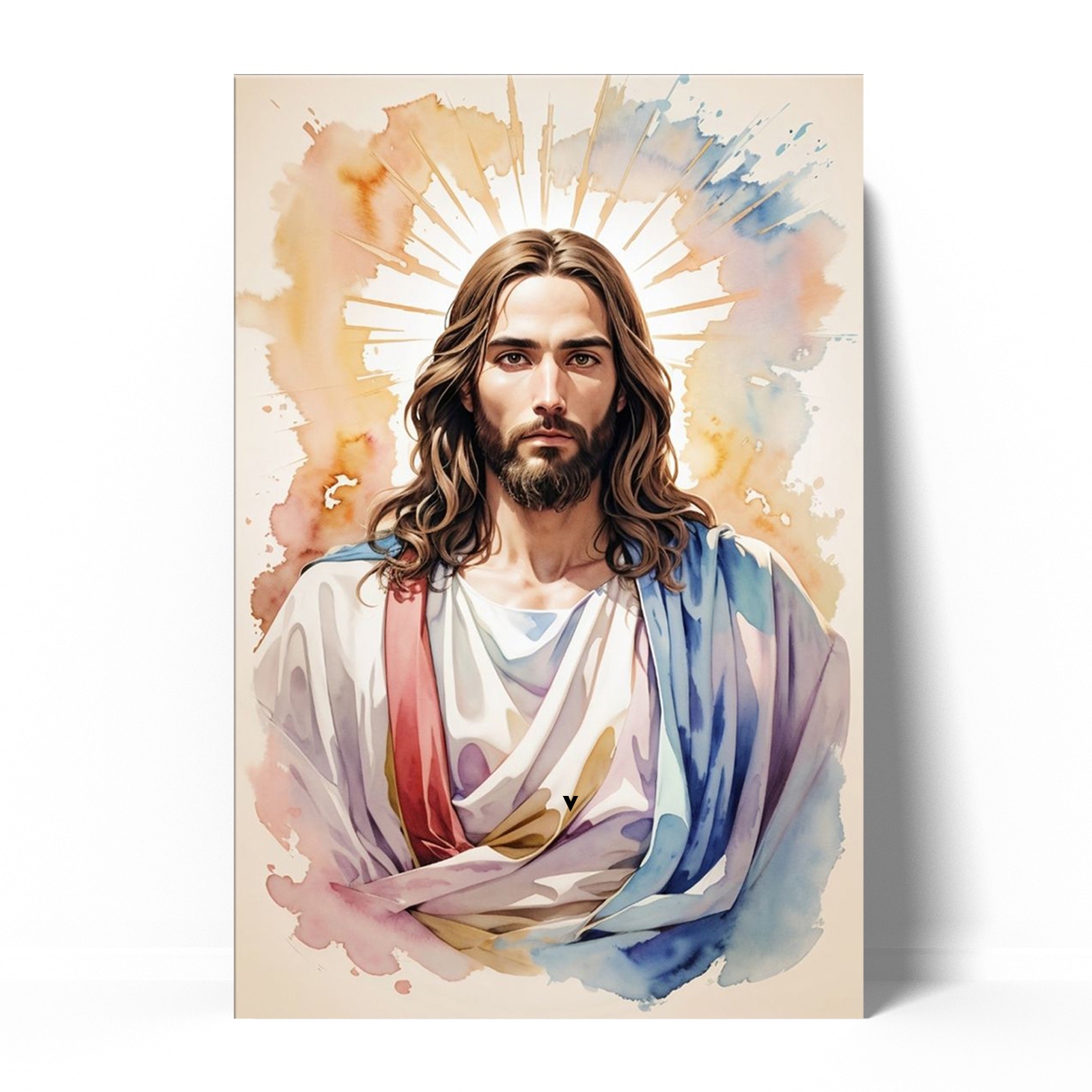 Tablou Canvas Portretul lui Isus Hristos 40x60 cm - eMAG.ro