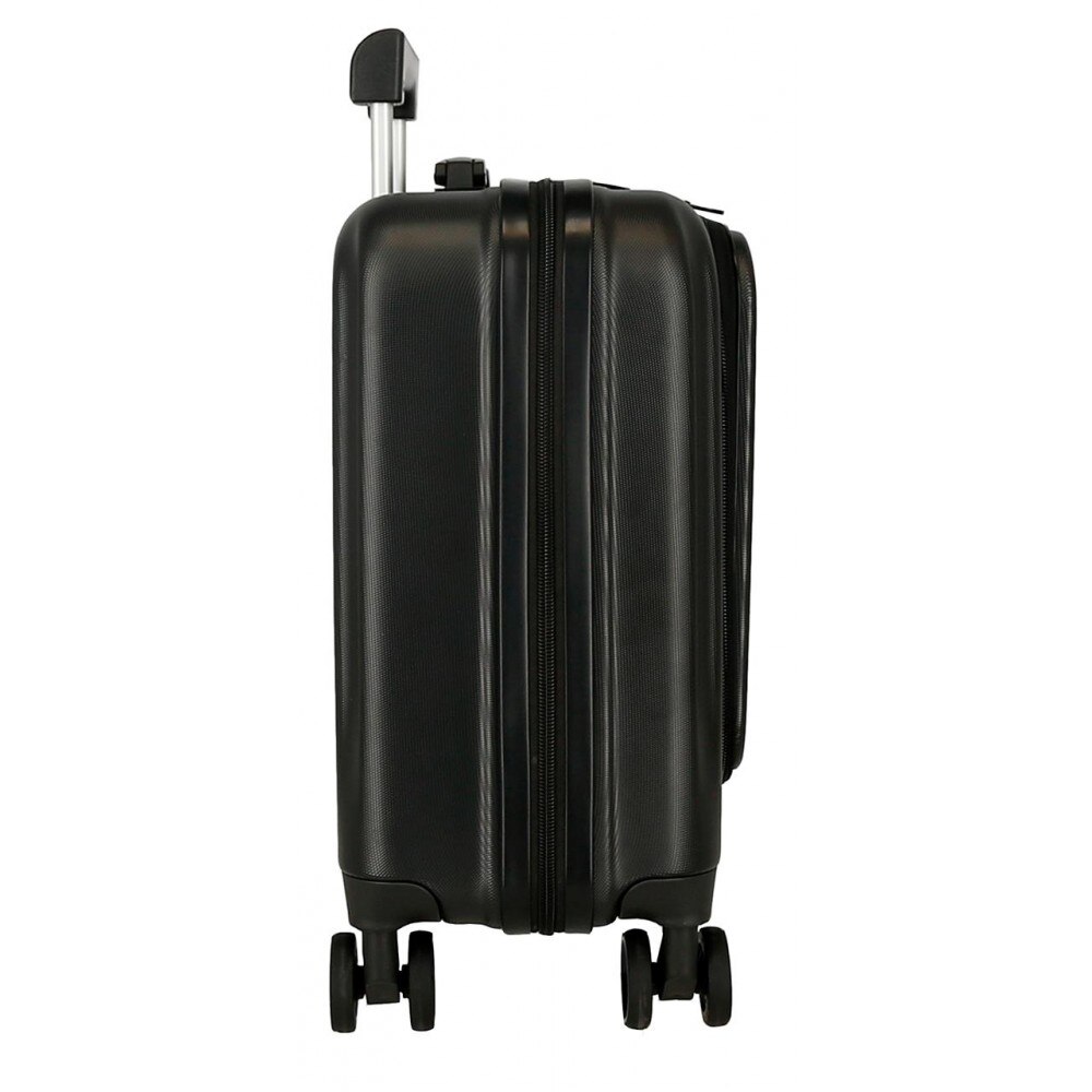 Troler pilot, Movom Dayton, ABS, compartiment laptop, negru, 44x42x20 ...