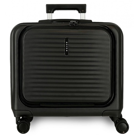 Troler pilot, Movom Dayton, ABS, compartiment laptop, negru, 44x42x20 ...