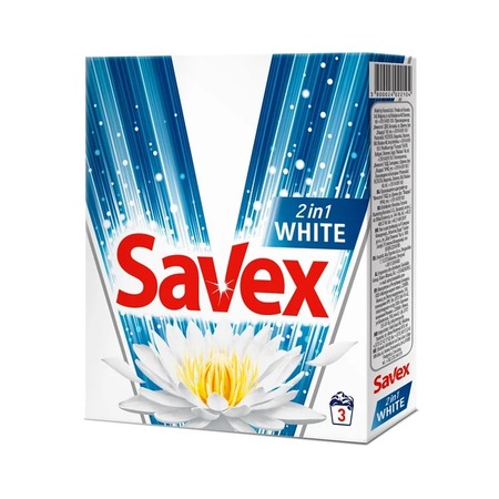 Detergent automat, Savex, 300 g, 2 in 1, white - eMAG.ro