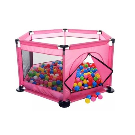 Tarc pentru Bebe cu 30 de bile multicolore incluse, 128 x 113 x 65 cm ...