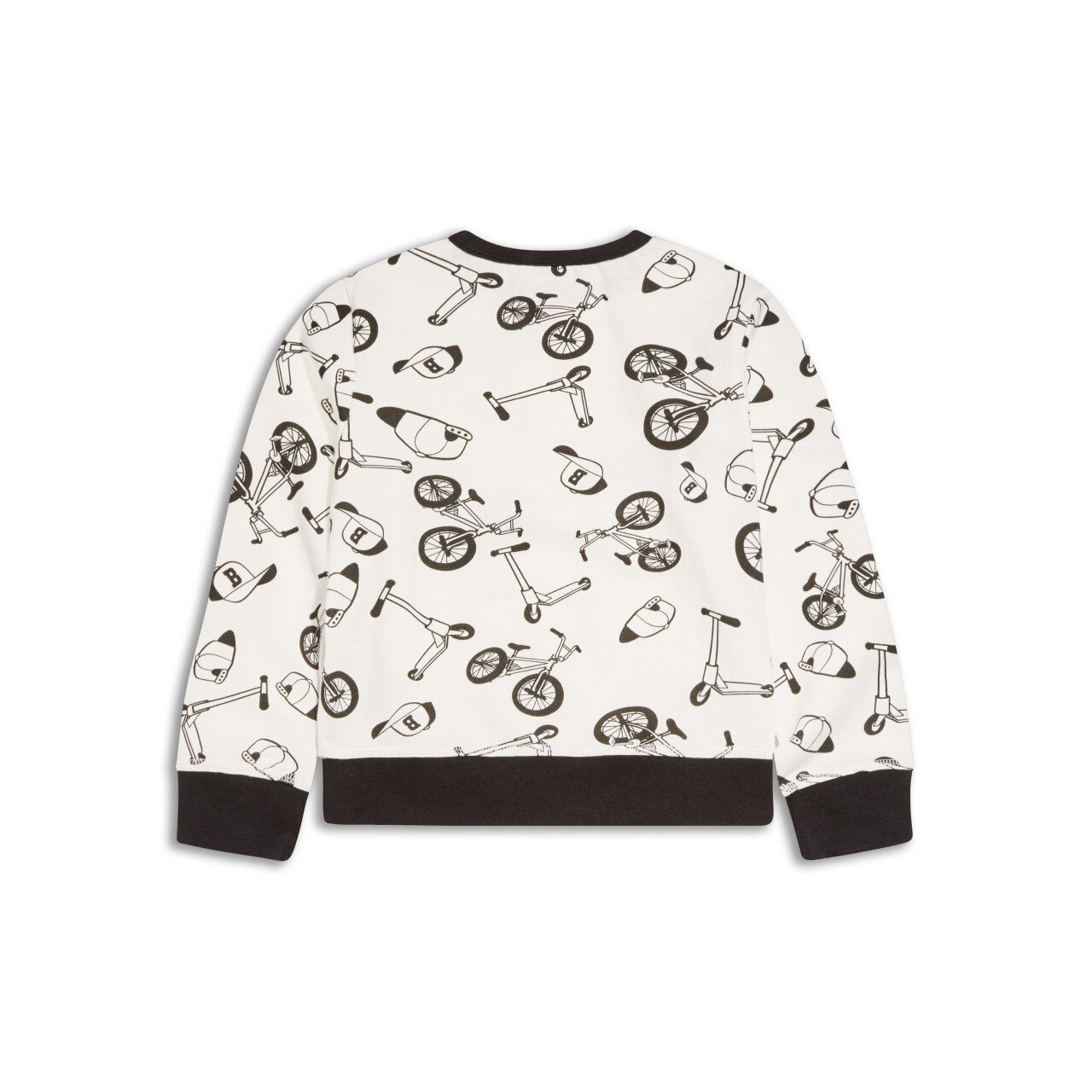 Hanorac Baieti Alb-Negru Bike, Riot Club - eMAG.ro