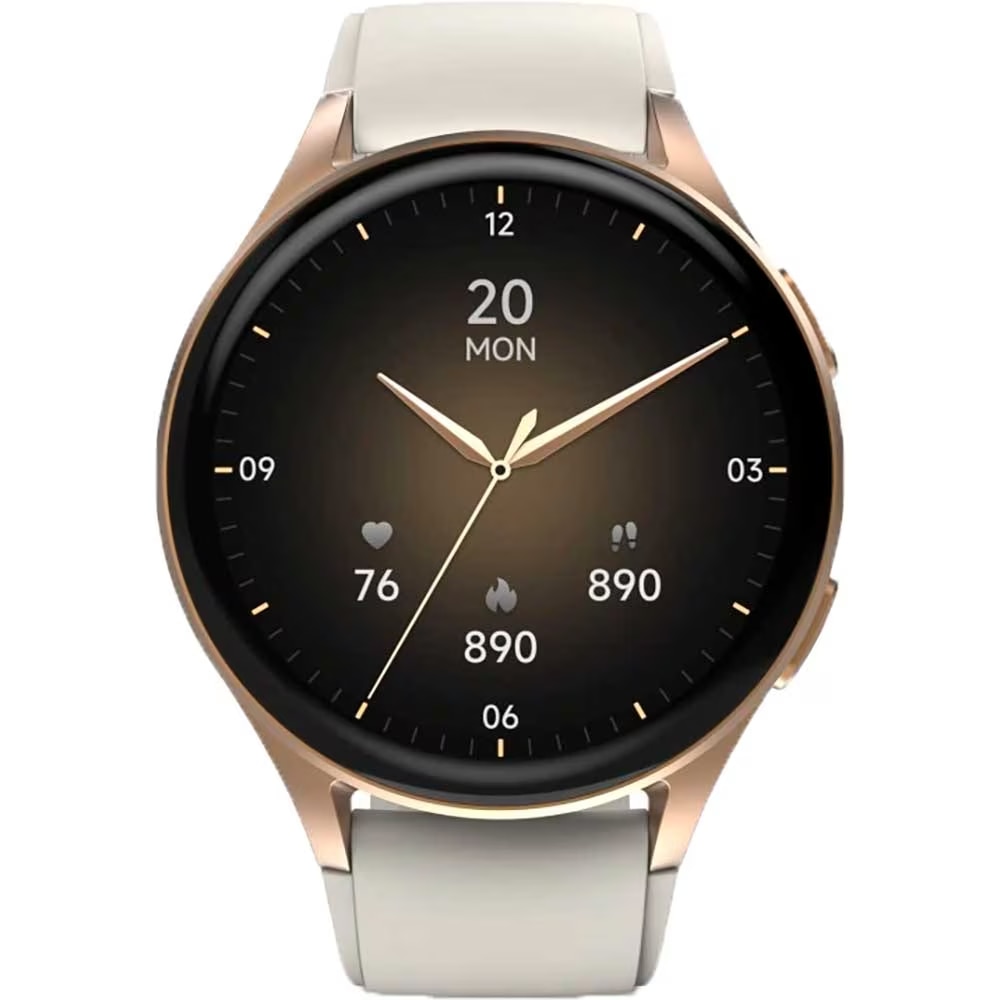 Smartwatch AMOLED Always ON WiX™FiT 1.32” Panda Glass, Apel Bluetooth ...