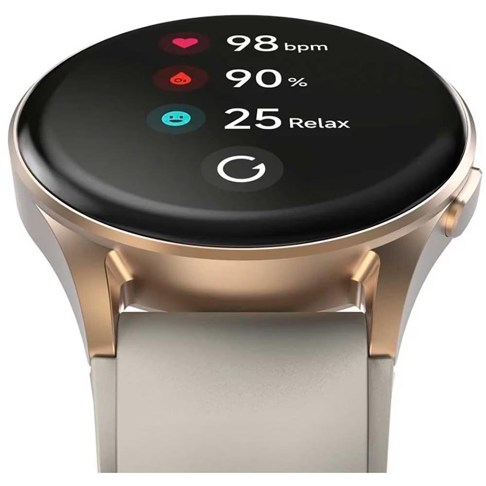 Smartwatch AMOLED Always ON WiX™FiT 1.32” Panda Glass, Apel Bluetooth ...