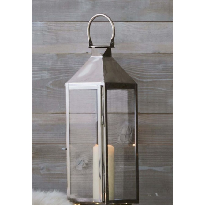 Felinar inox cu sticla 10/9/25, 5 cm - eMAG.ro