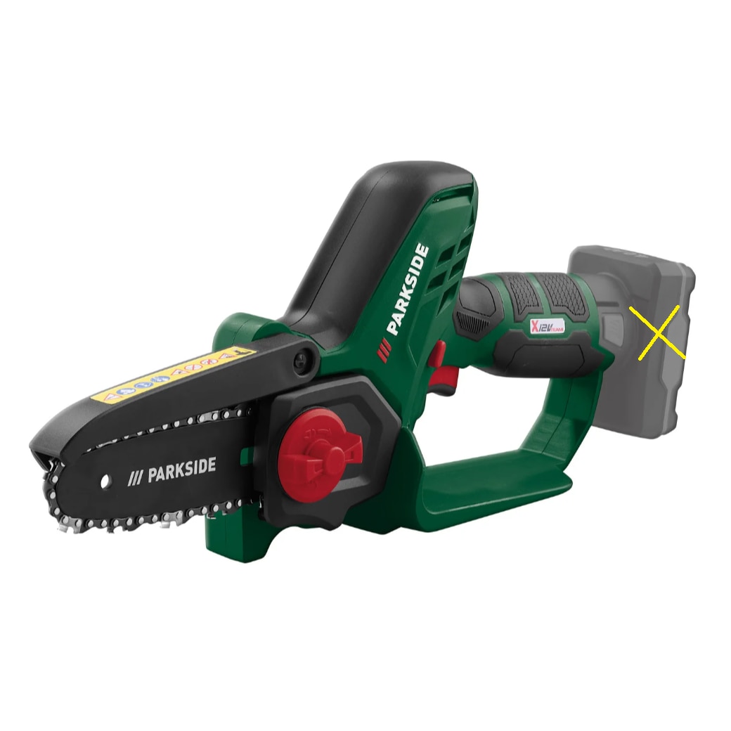 Mini ferastrau cu lant pe acumulator 12 V, Parkside, fara baterie si ...