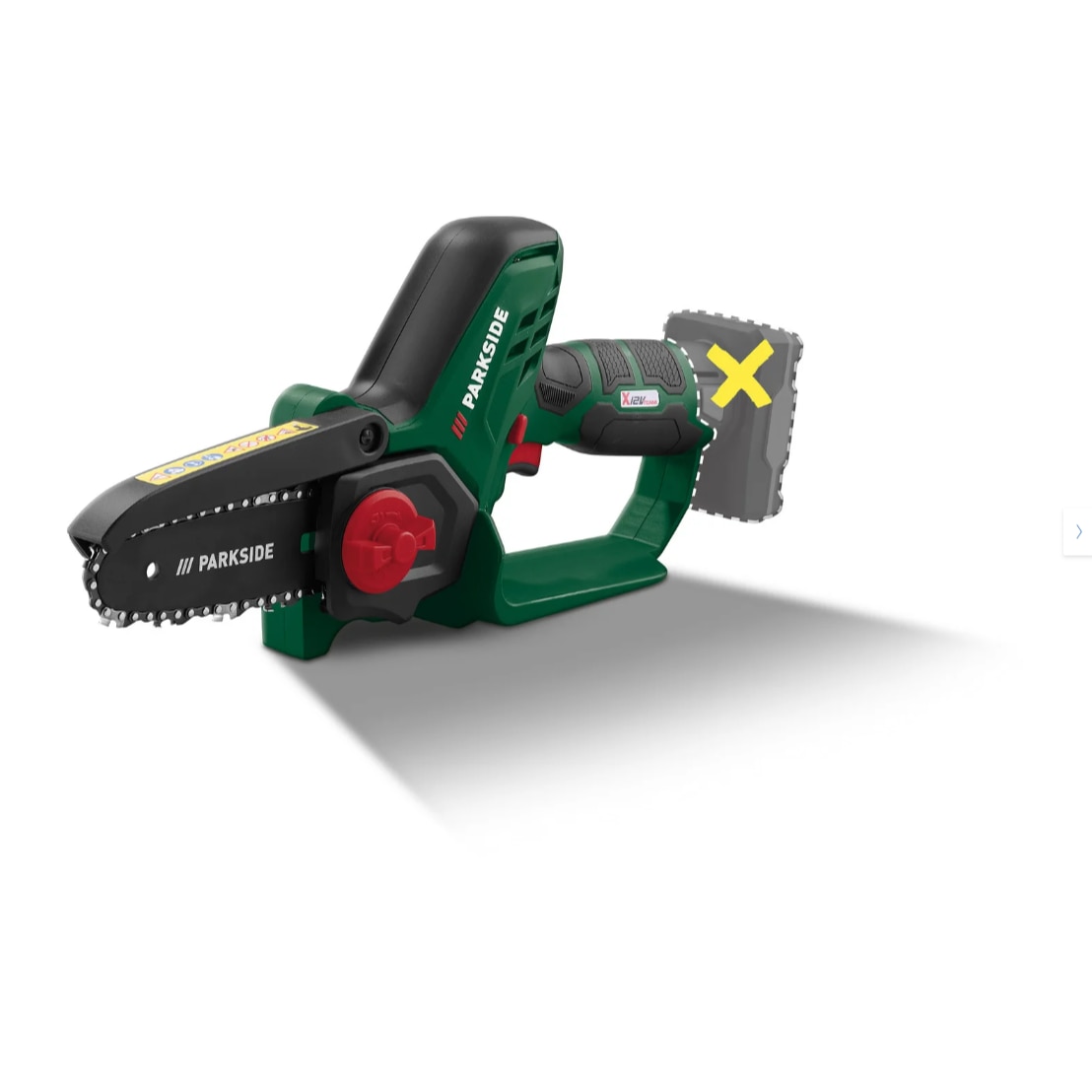 Mini ferastrau cu lant pe acumulator 12 V, Parkside, fara baterie si ...