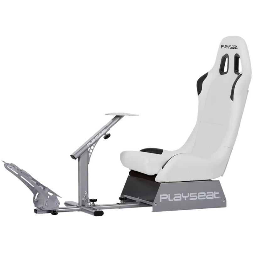 Scaun gaming - Cockpit Playseat Evolution UK Version, White - eMAG.ro