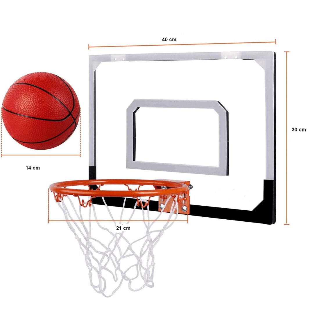 Cos de Baschet pentru Copii, StayGent, Include Pompa de umflat, Minge ...