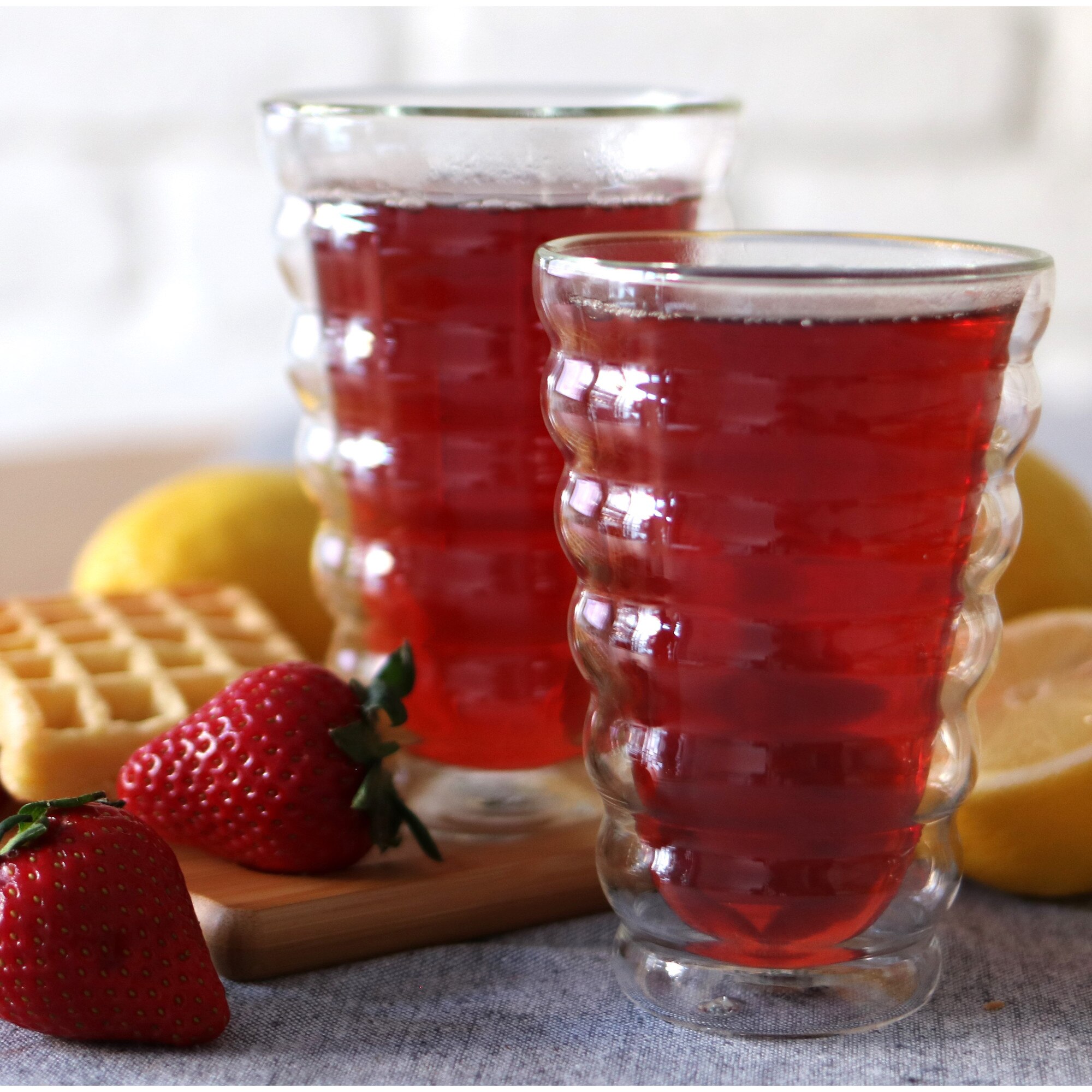 Pahar cafea, perete dublu, sticla termorezistenta, 250 ml, pentru ceai ...