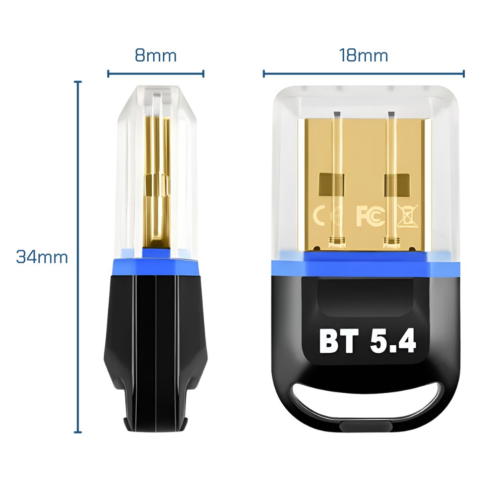 Adaptor Bluetooth Dongle V5.4 USB KRASSUS- Transmitator si Receptor ...