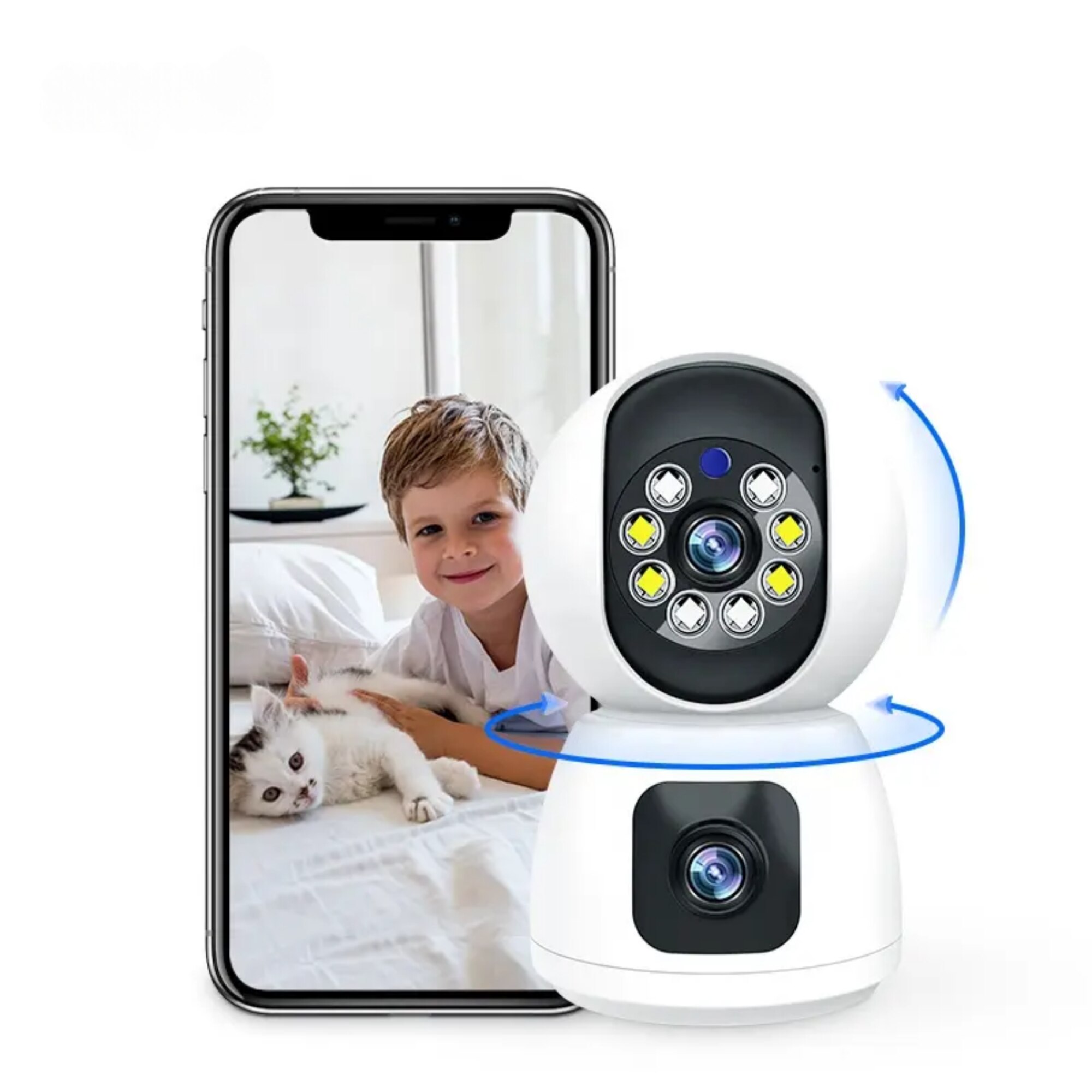 Камера за видеонаблюдение GAVIO VisionCare 4, WiFi, 1080p Full HD ...
