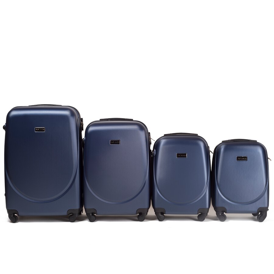 Set Trolere Wings Goose ABS, 4 Piese, Bleumarin - eMAG.ro