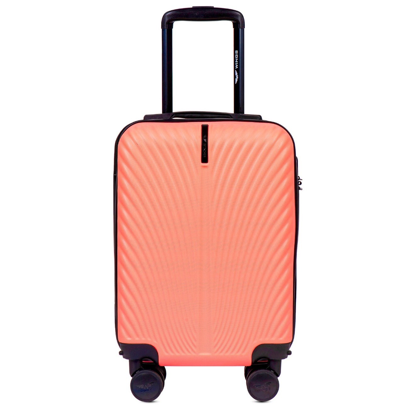 Troler mic de cabina XS Wings Swan, ABS, 4 roti detasabile, cifru, 51.5 ...