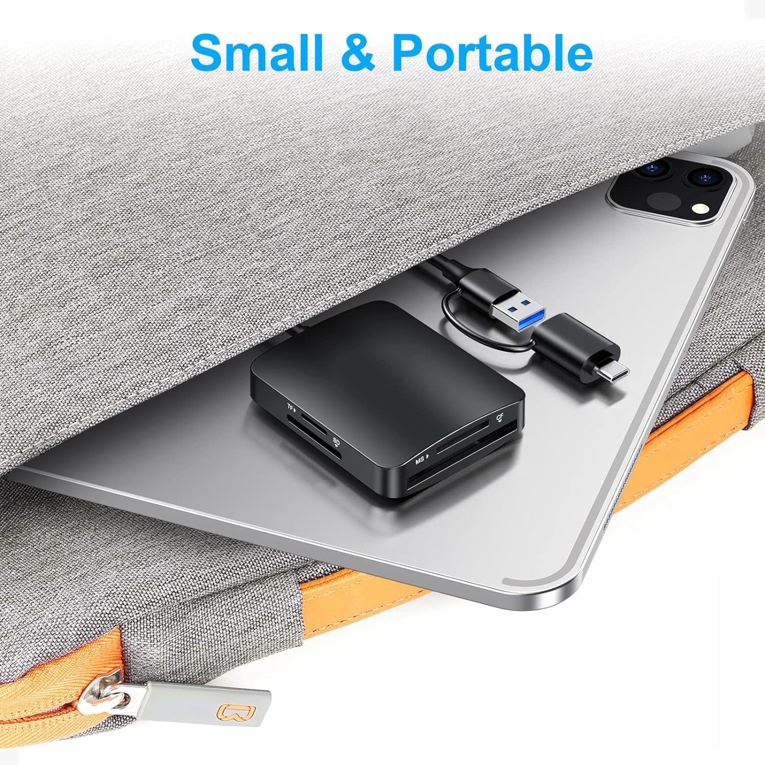 Cititor De Card Cu Adaptor 4 In 1, Excitat, Compatibil Cu Apple/Samsung ...