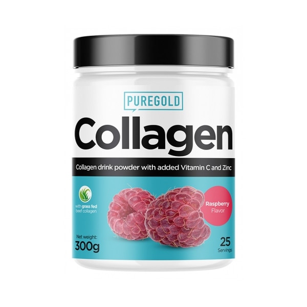 Colagen din vita Collagen, 300g, Raspberry, Pure Gold - eMAG.ro