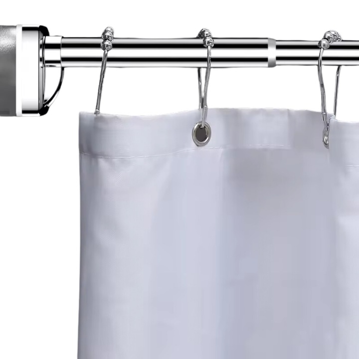 Bara telescopica pentru perdea de dus, lungime ajustabila, argintiu ...