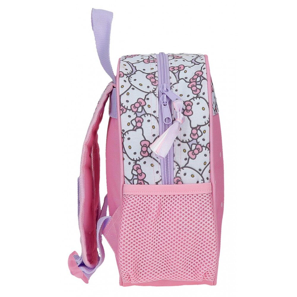 Ghiozdan fete gradinita, Hello Kitty My Favorite bow, adaptabil, roz ...