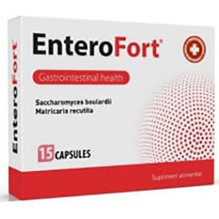Supliment alimentar Enterofort N, MBA Pharma, 15 cps - eMAG.ro